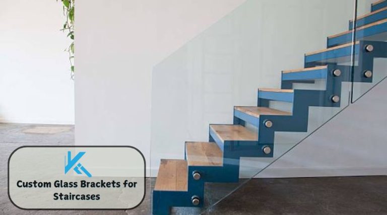 Custom Glass Brackets for Staircases – Strong & Stylish