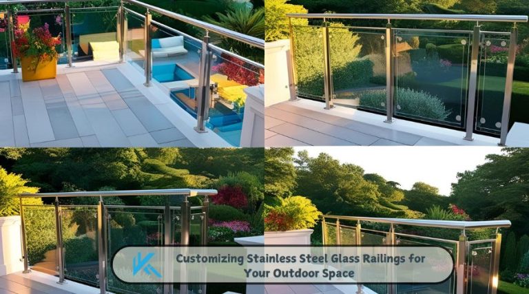 Custom Stainless Steel Glass Railings for Outdoor Spaces